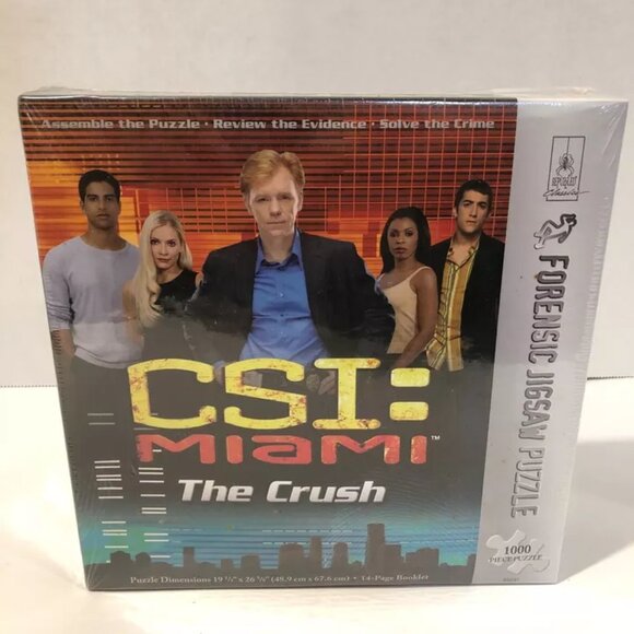 University Games | Toys | Csi Miami The Crush Forensic Jigsaw Puzzle ...
